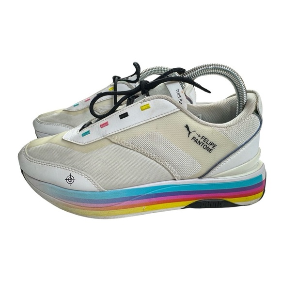 Puma | Shoes | Felipe Pantone Puma Sneakers Cruz Rider Fp Size 9 White ...